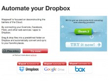 Wappwolf, automatiser certaines tâches sur Dropbox, Google Drive et Box